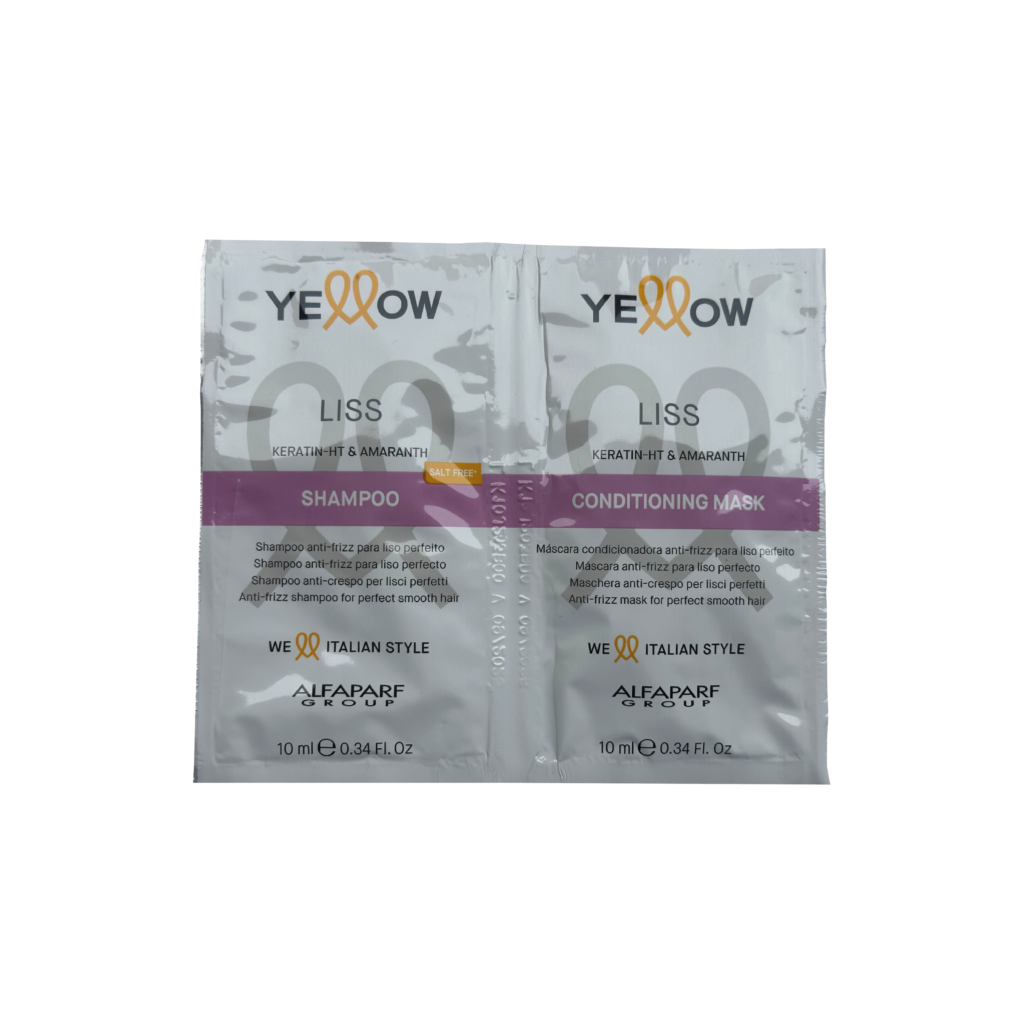 Muestra de Champú y Acondicionador Liss Yellow (Yellow Liss Shampoo ...